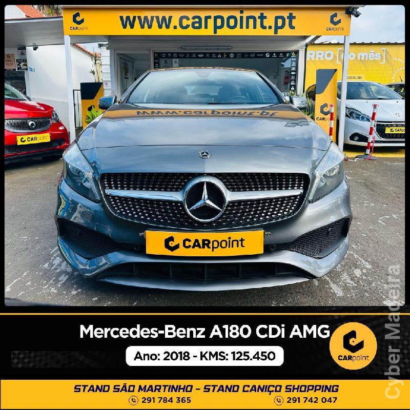 MERCEDES A A180 CDi AMG 𝑴𝑶𝑻𝑶𝑹: 1.5cc CDi 110cv Gasóleo - Cyber Madeira