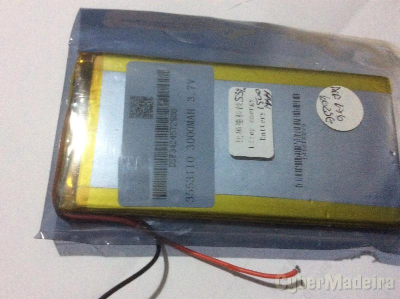 Bateria Tablet 3000mAh 5,5X11,2cm Outras - Cyber Madeira